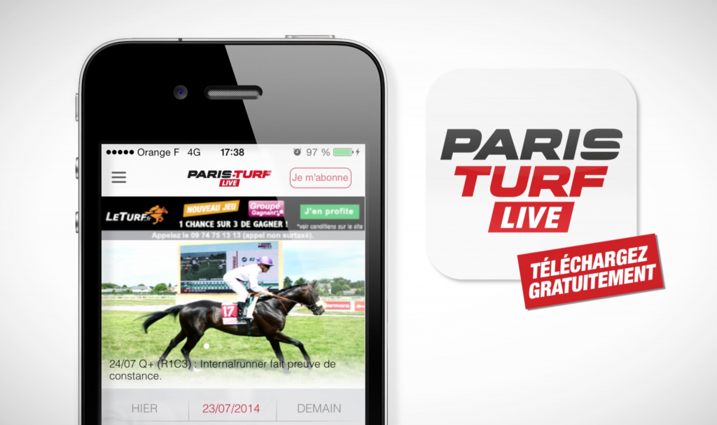 Pub - Paris-Turf live - Little Blue Fish